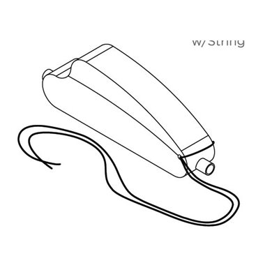 Doyle P-F Nasal Packing with Airway Tube & String, 8.0cm x 1.5cm x 3 ...